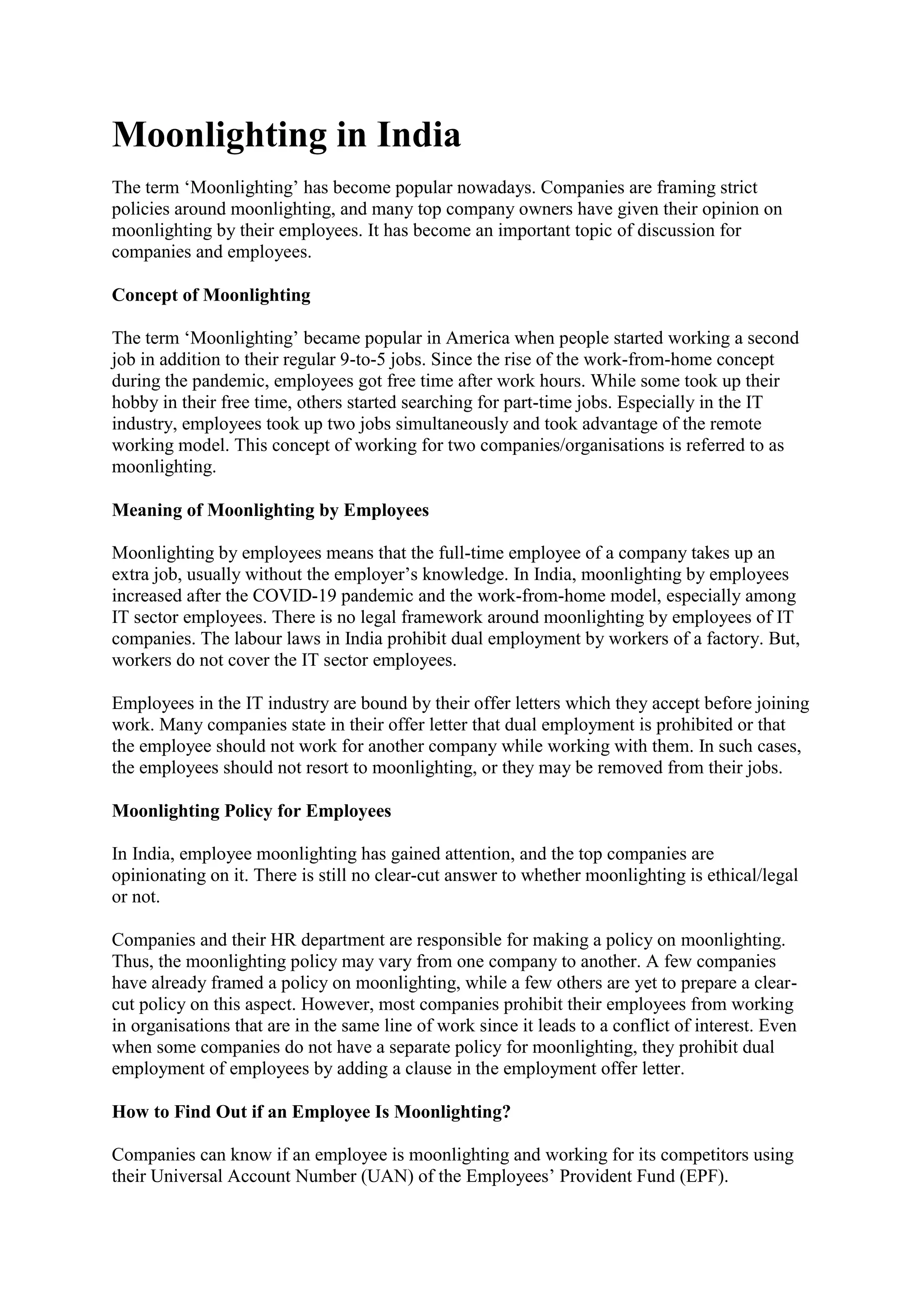 Moonlighting in India.docx