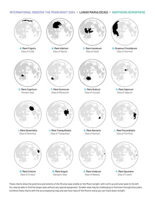 INTERNATIONAL OBSERVE THE MOON NIGHT NORTHERN HEMISPHERE | PDF