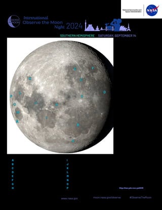 INTERNATIONAL OBSERVE THE MOON NIGHT SOUTHERN HEMISPHERE | PDF ...