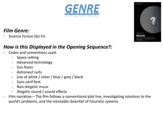 'Moon' Opening Sequence Analysis | PPT