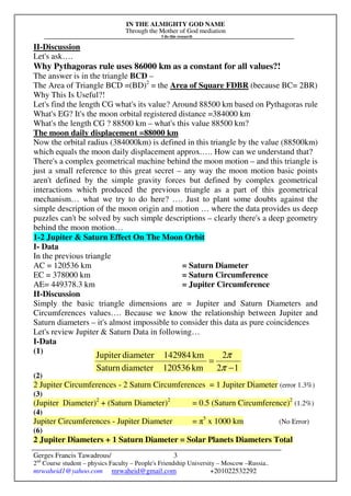 Moon Orbit Triangle Analysis (Revised) | PDF | Geography | Science