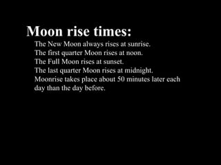 Moon phases | PPT