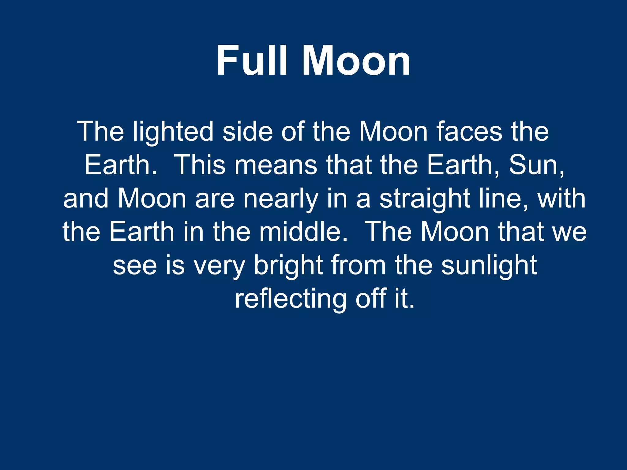 Moon phases for kids | PPT