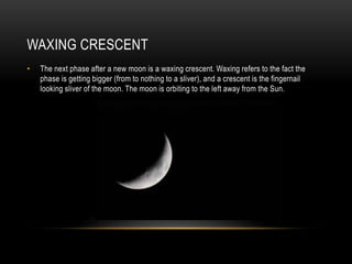 Moon phases | PPTX
