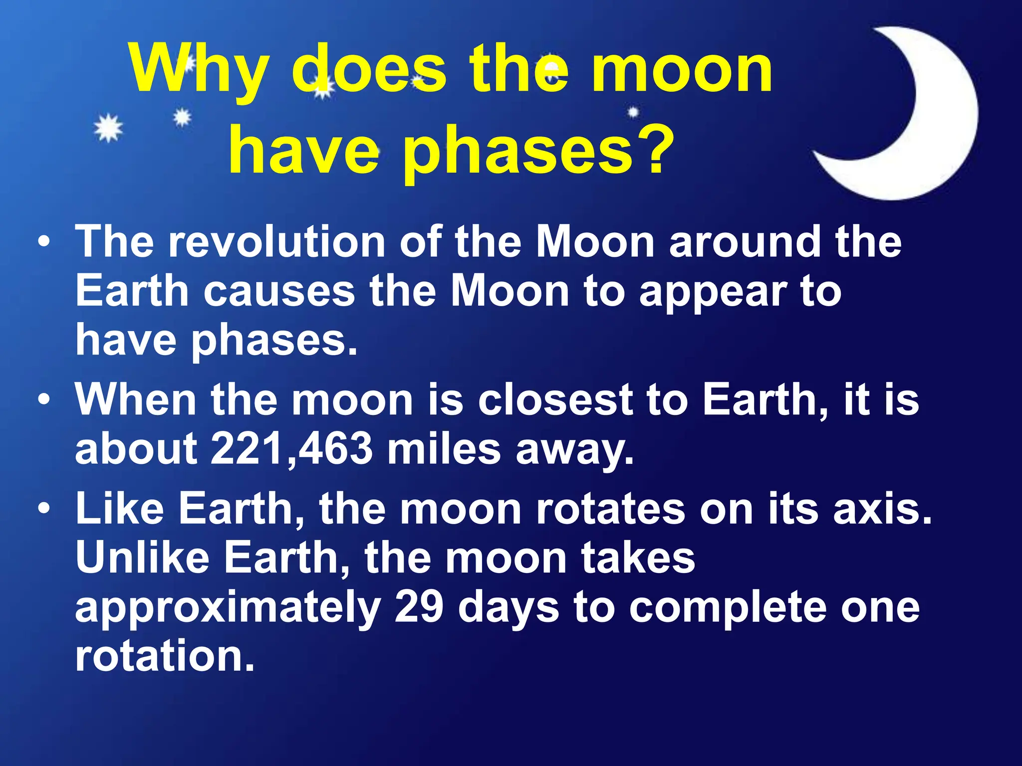 The 8 phases of moon grade 5 lesson in Science | PPT