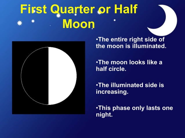 The 8 phases of moon grade 5 lesson in Science | PPT
