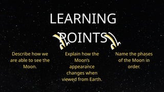Moon Phases Educational Presentation in a Black and White Animated ...