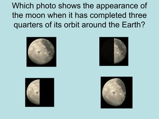 Moon phases game | PPT | Space and Astronomy | Science