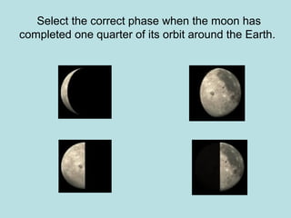 Moon phases game | PPT | Space and Astronomy | Science