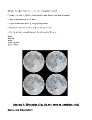 Moon Phases Stations Lab | PPT