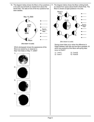 Moon Practice Questions | PDF
