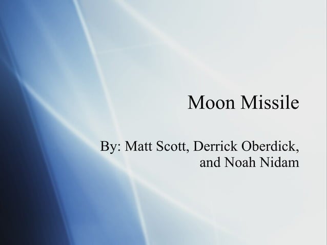 Moon problem | PPT