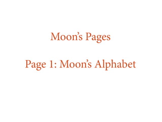 Moon Type for the Blind | PDF