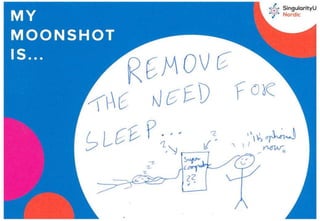 Moonshot Thinking ideas from workshop Oslo Innovation Week | PPT