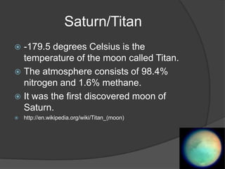 Moons Of Our Solar System Extended | PPTX