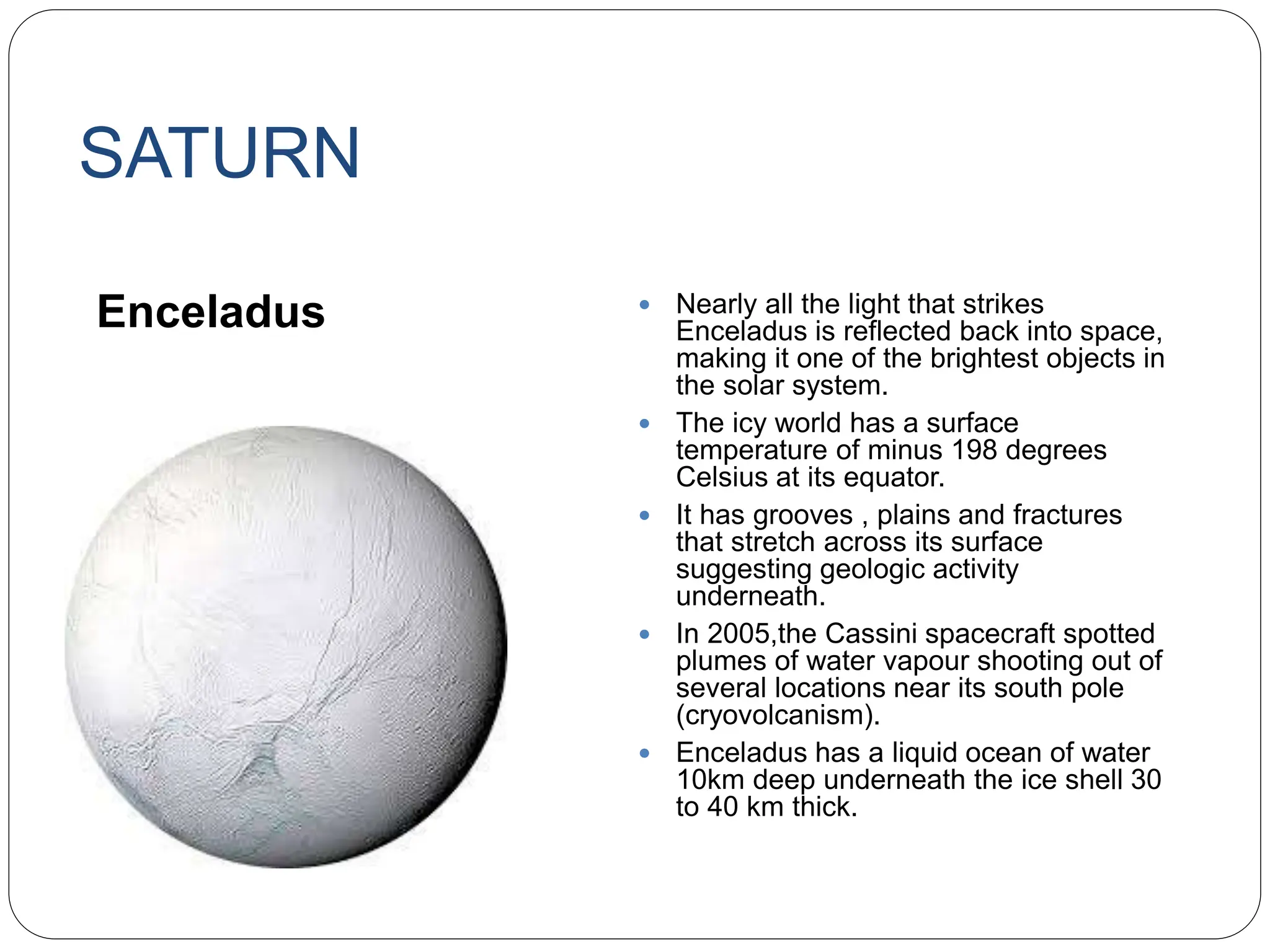 MOONS OF THE SOLAR SYSTEM (an outline of moons in the solar system) | PPTX