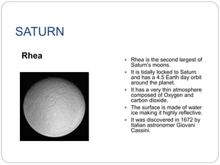MOONS OF THE SOLAR SYSTEM (an outline of moons in the solar system) | PPTX