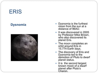 MOONS OF THE SOLAR SYSTEM (an outline of moons in the solar system) | PPTX