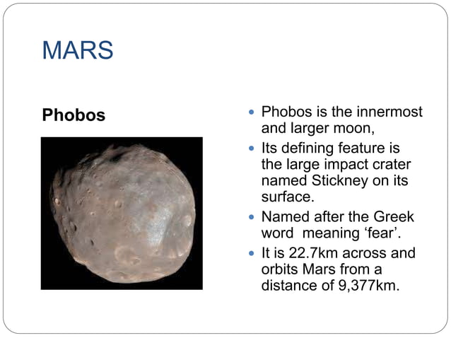 MOONS OF THE SOLAR SYSTEM (an outline of moons in the solar system) | PPT