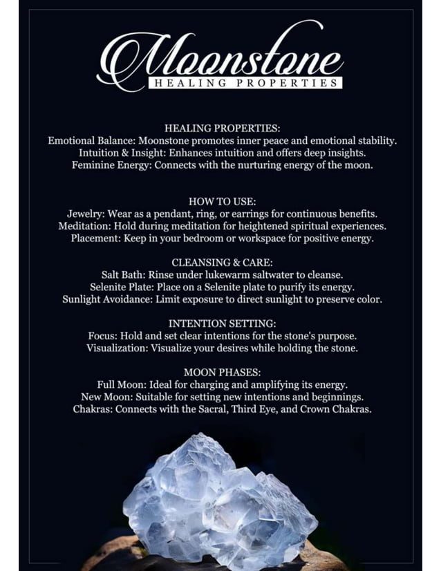 moonstone healing properties.ppt