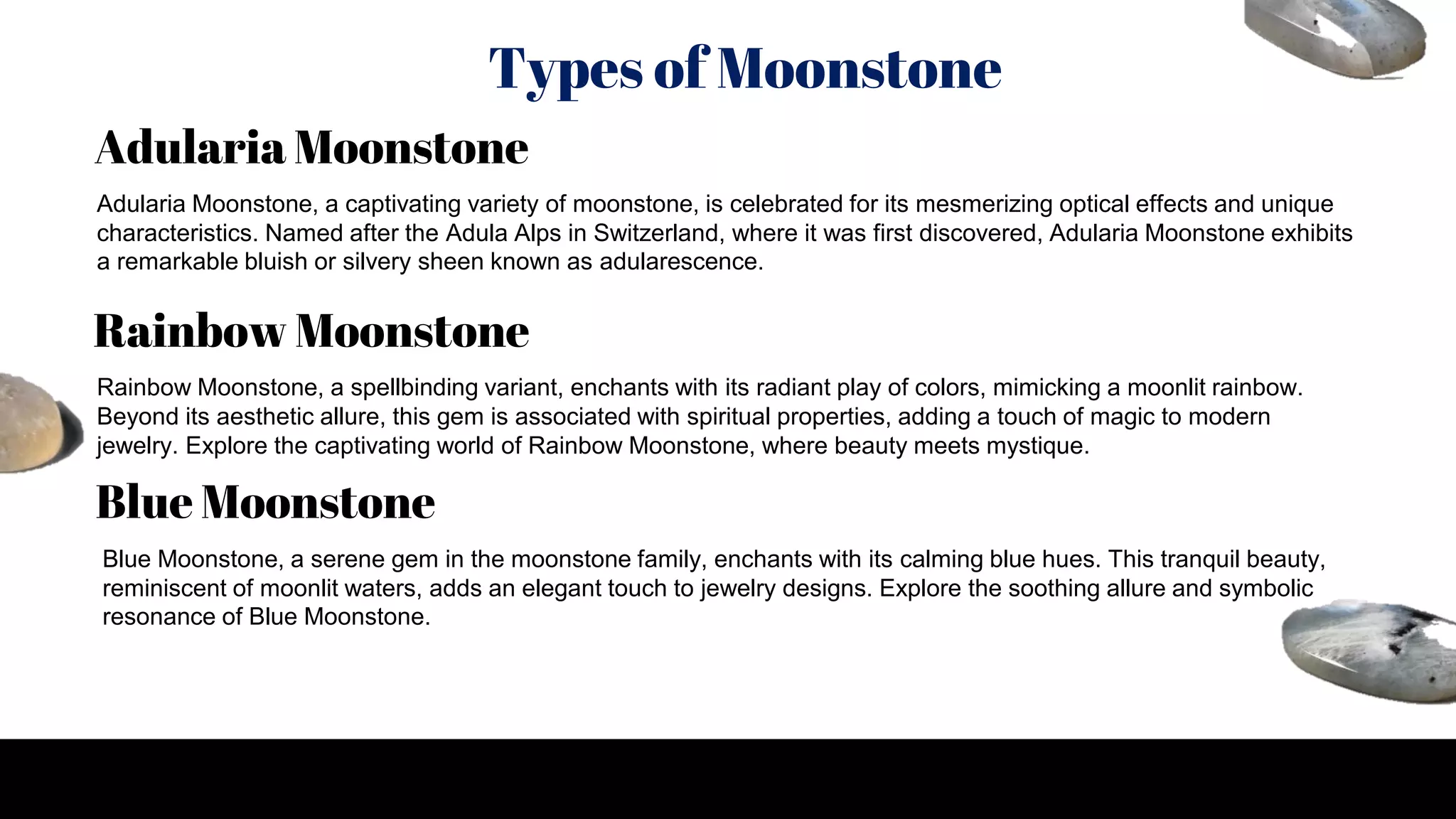 Moonstone: A Gem of Mystery and Beauty | PPT
