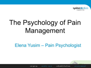 Pain management | PDF