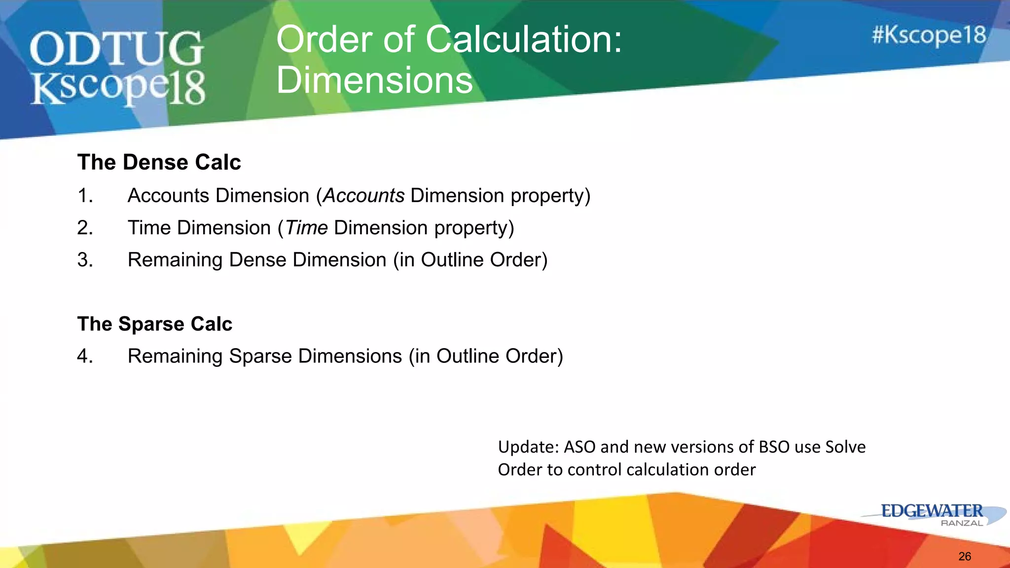Visual Approach to Essbase Calcs: 2018 | PDF | Computer Software and Applications | Computing