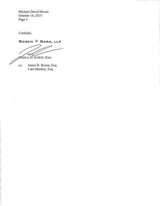 ROSEN SABA, LLP., EX PARTE APPLICATION FOR RESTRAINING ORDER | PDF