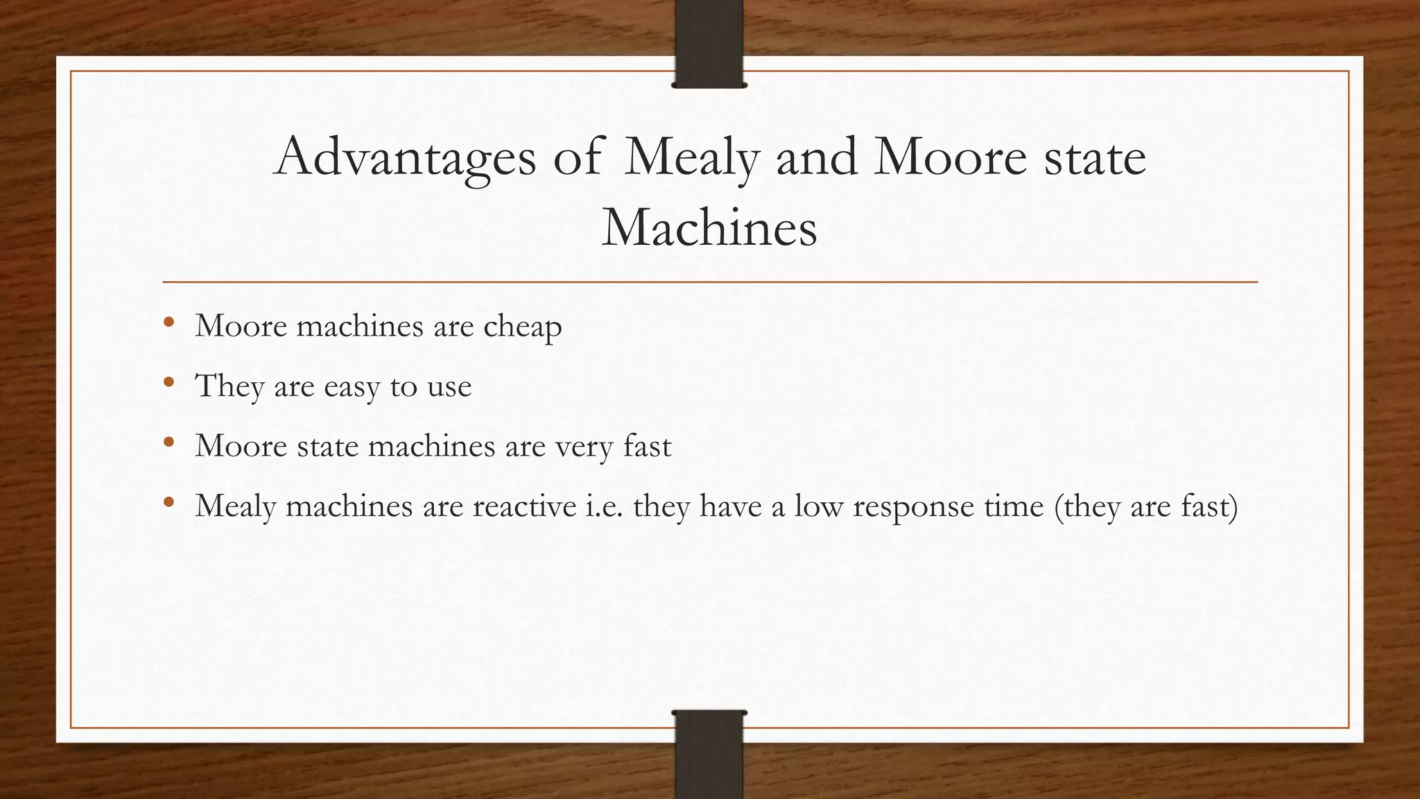 Moore and mealy machine | PPTX