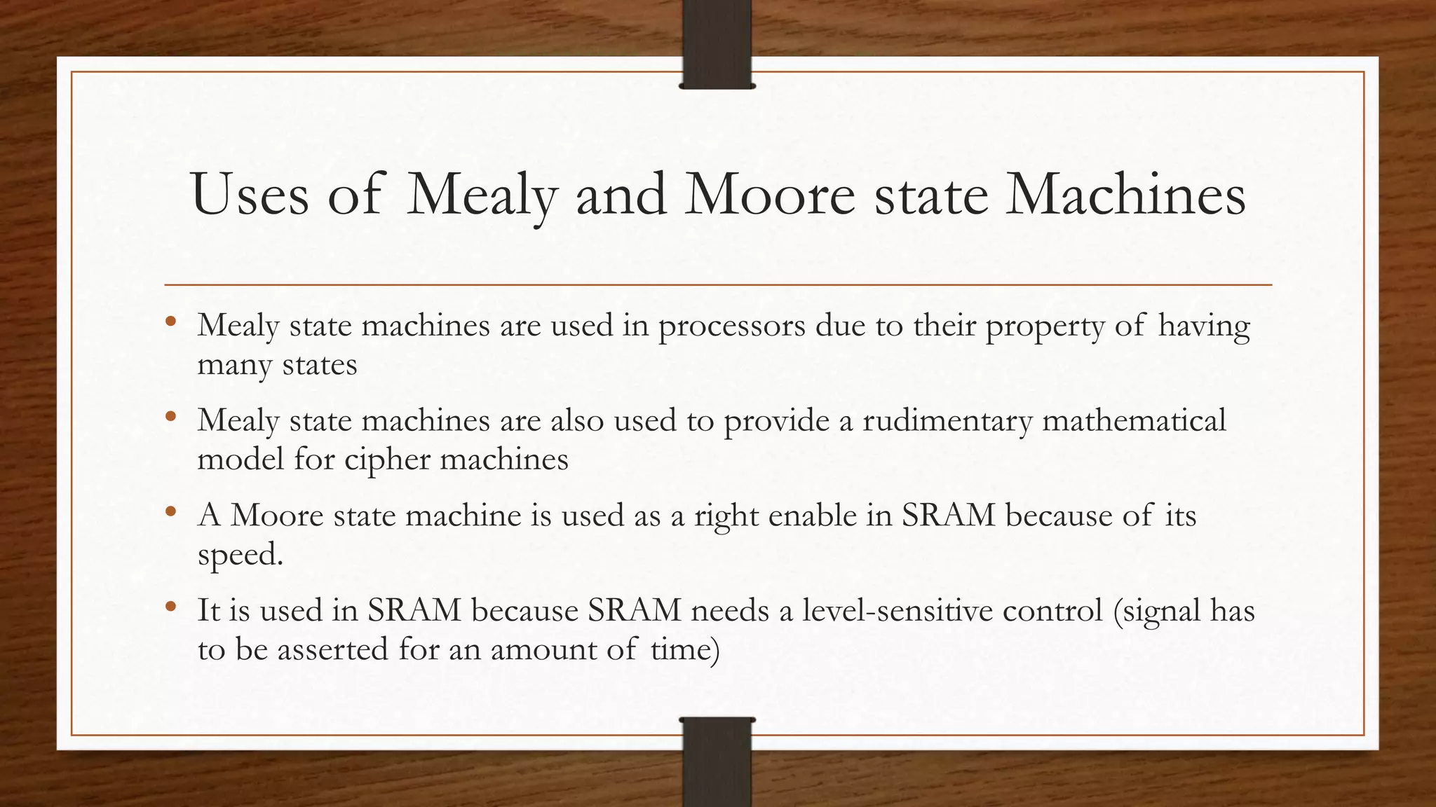 Moore and mealy machine | PPTX