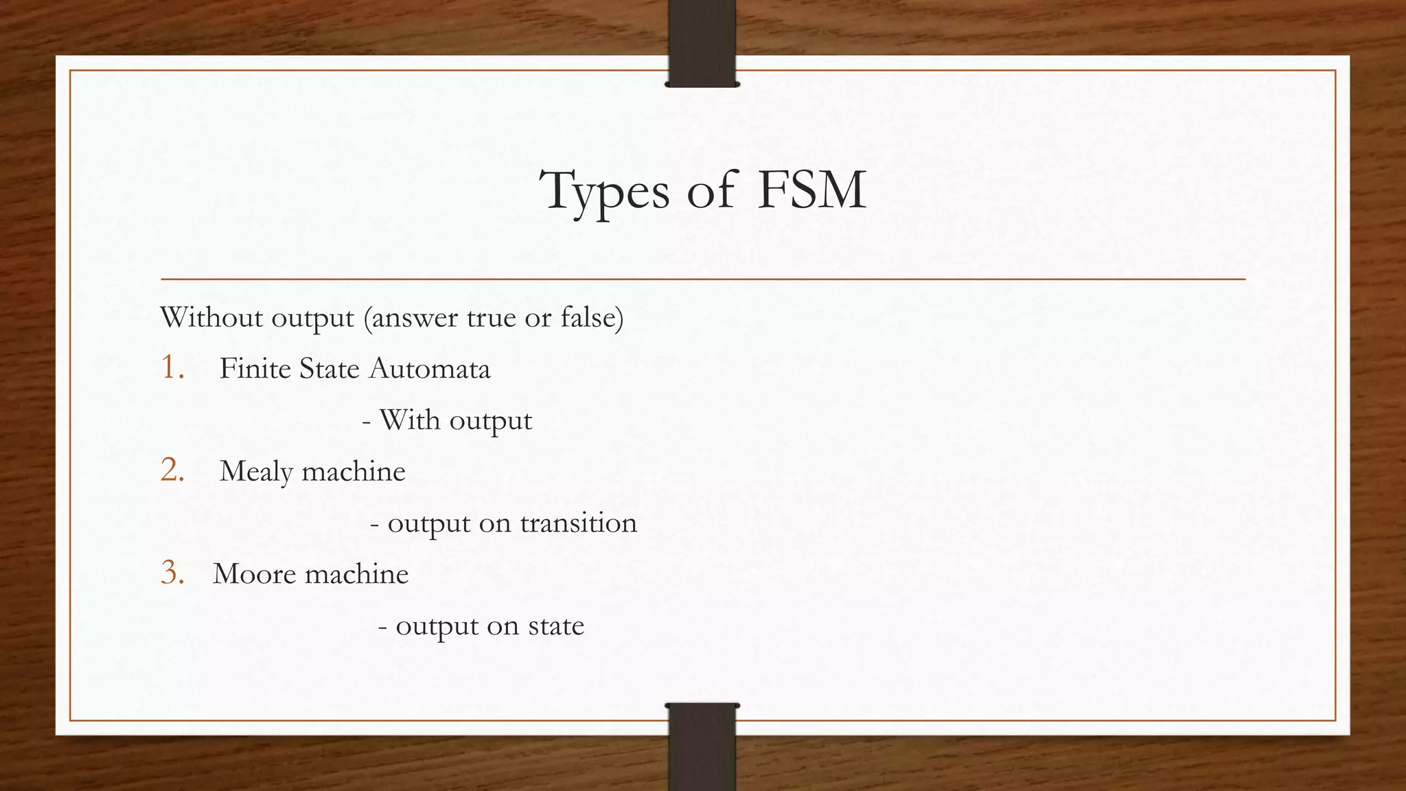 Moore and mealy machine | PPTX