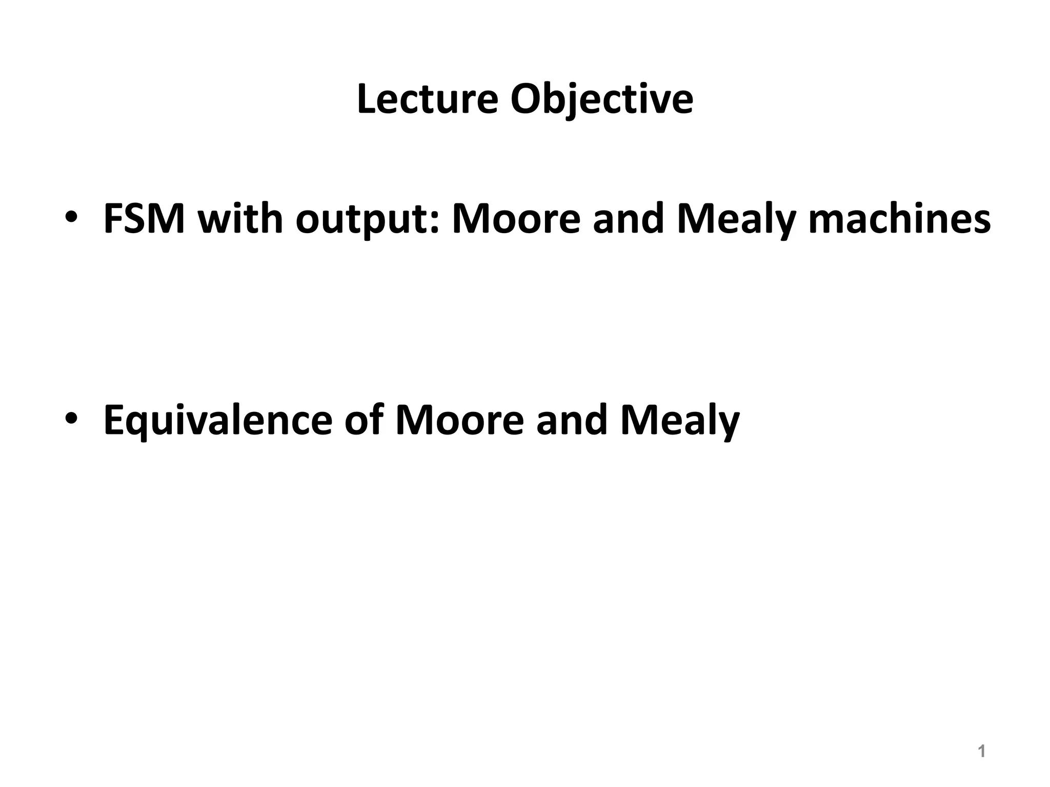 Moore and Mealy Machines Explaine simply | PDF
