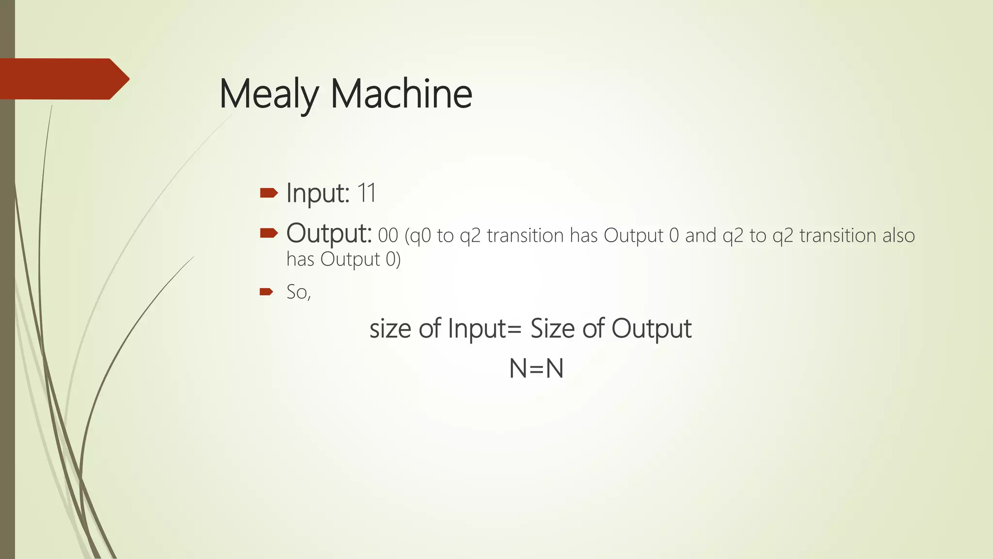 Moore and mealy machines | PPTX