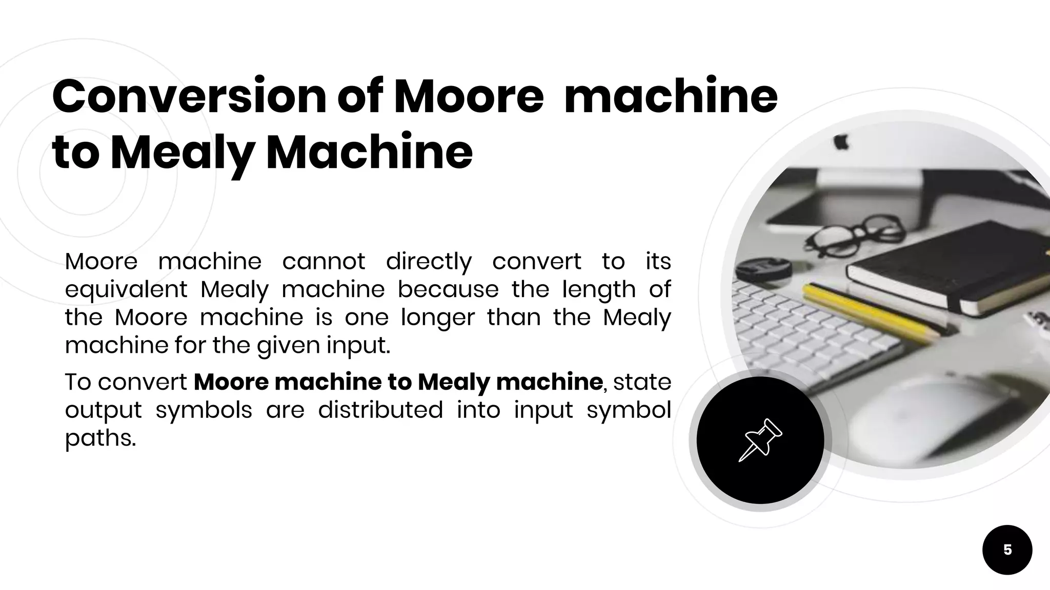 Moore Mealy Machine Conversion | PPTX | Technology & Computing