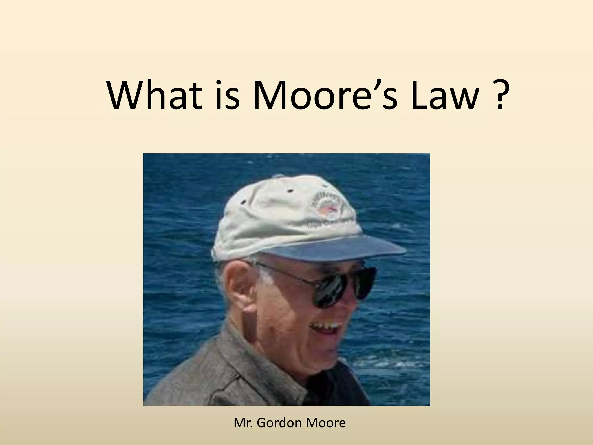 An introduction to Moore's law | PPTX