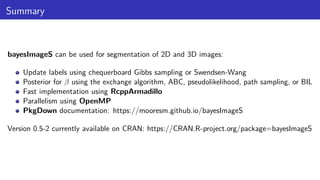 bayesImageS: an R package for Bayesian image analysis | PPT