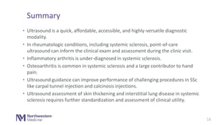 Ultrasound and Systemic Sclerosis | PPTX