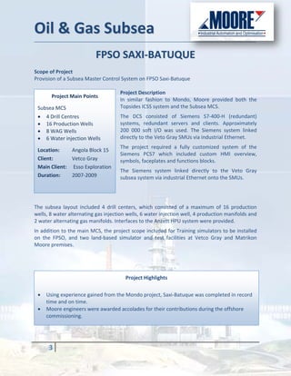 Moore Subsea Dossier | PDF