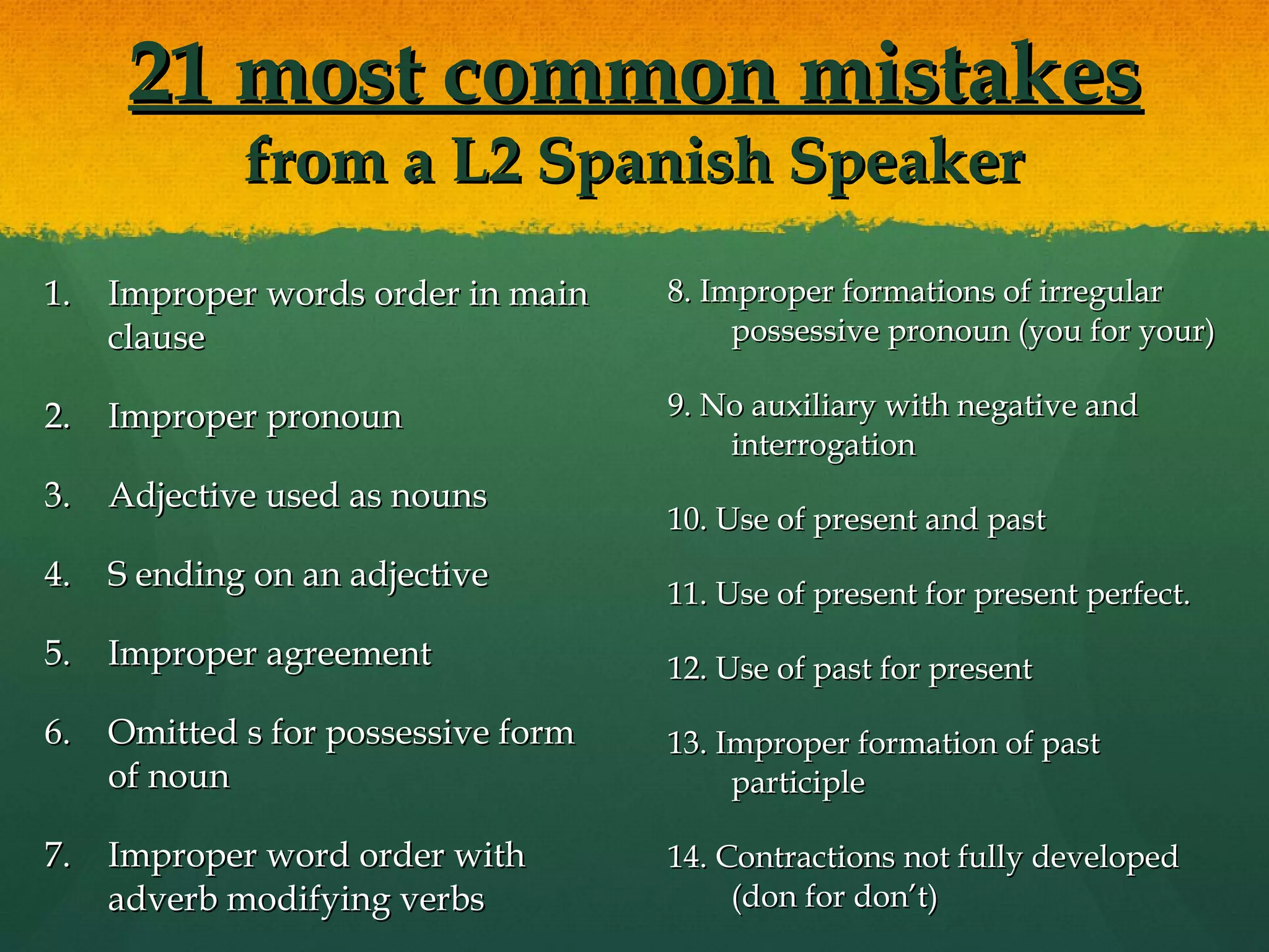 Moore - Language Comparison- ESL 502 | PPT