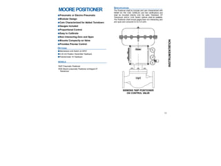MOORE Valve pneumatic positioner details | PPT
