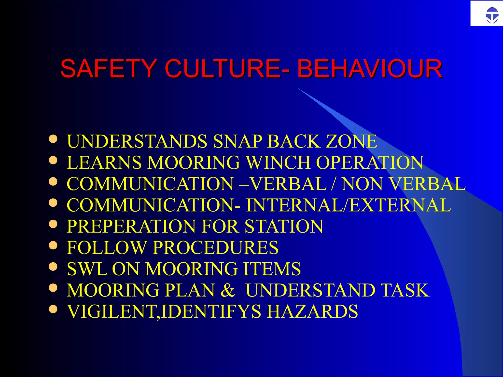 MOORING STATIONS - FOR MARITIME CADETS | PPT