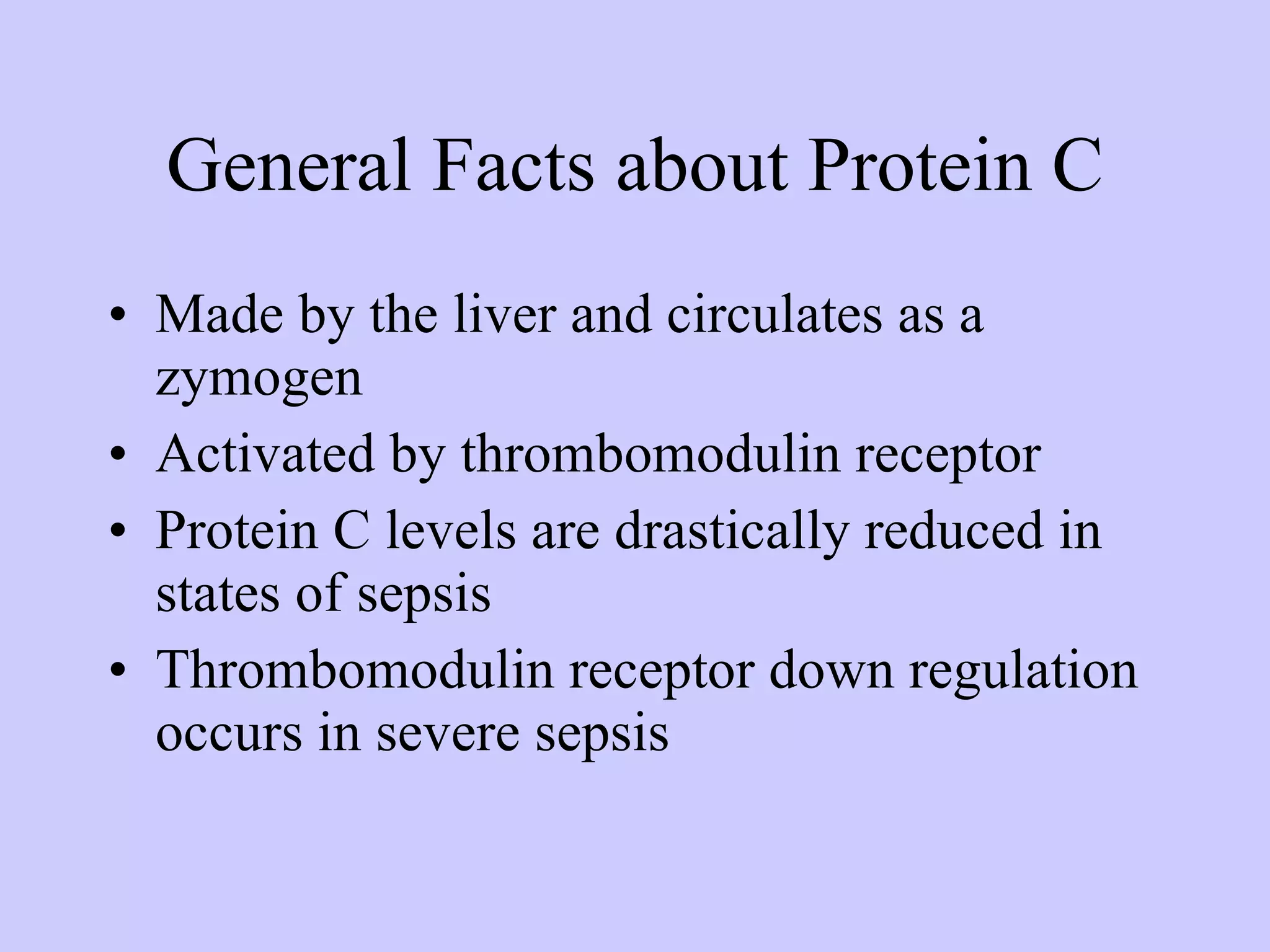 activated protein C | PPT