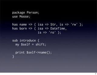 Moose Lightning Talk | PPT