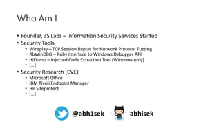 Discovering Vulnerabilities For Fun and Profit | PPTX