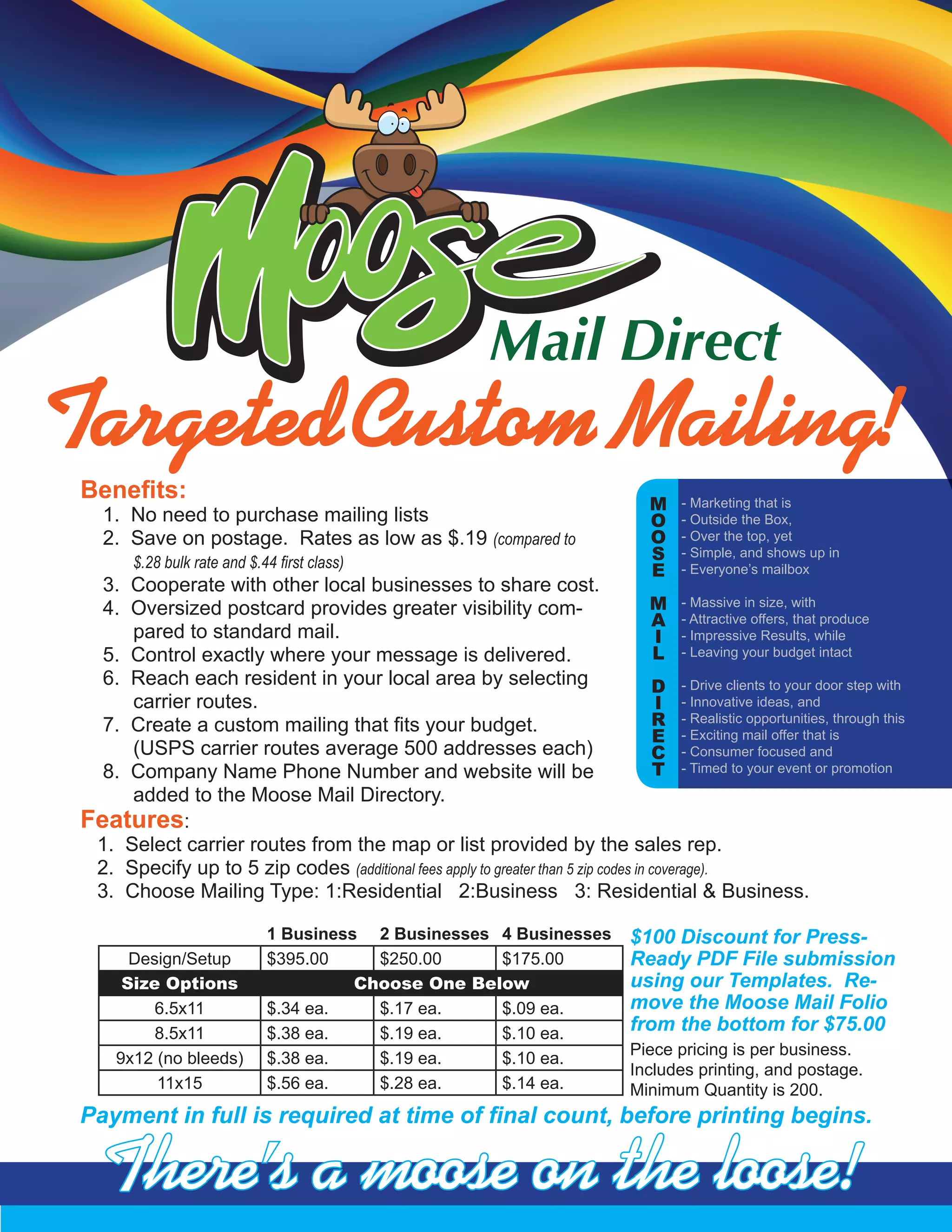 Moose mail info | PDF