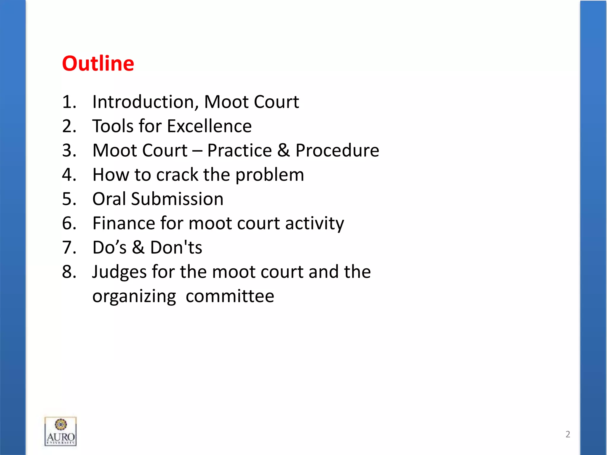 Moot Court | PPTX