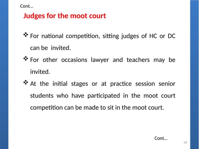 Moot Court- basics ,how to learn art of mooting.pptx | Legal Services ...