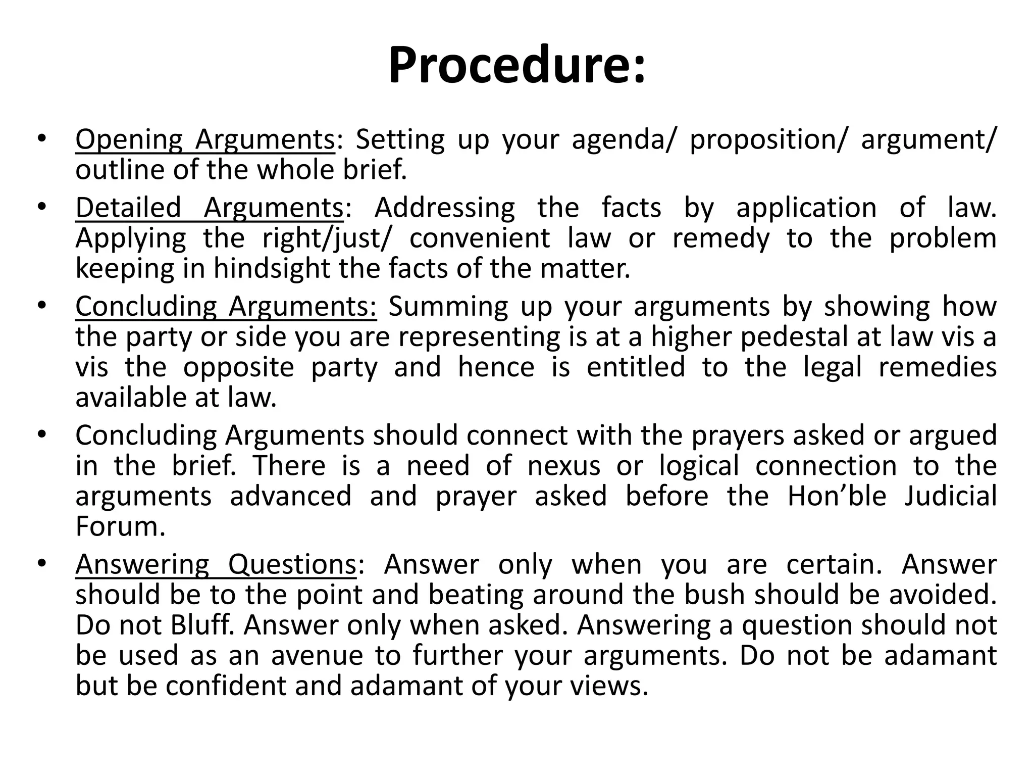 Moot Courts: Practice and Procedure | PPTX