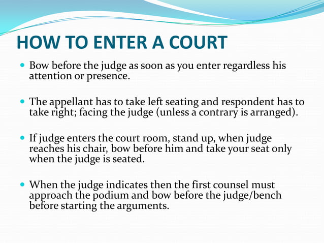 Moot court | PPTX | Law