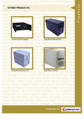 Mootek Technologies, Chennai, Industrial Panel PCs | PDF